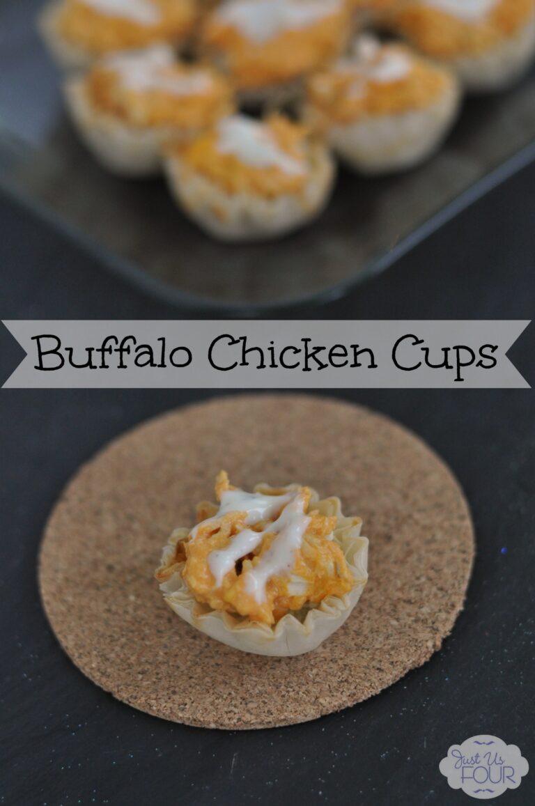 Superbowl Food: Buffalo Chicken Cups - My Suburban Kitchen