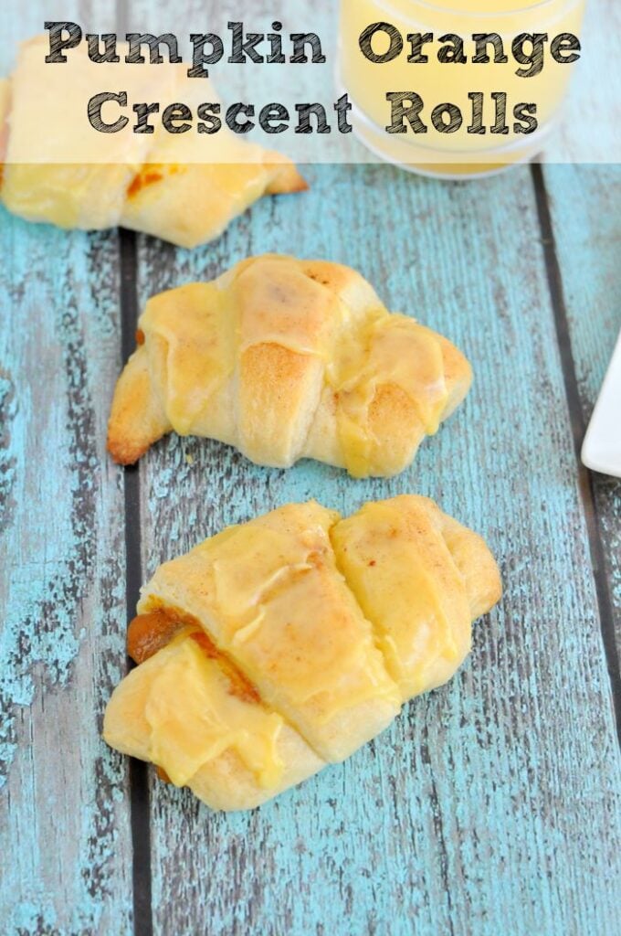Pumpkin Orange Crescent Rolls - My Suburban Kitchen