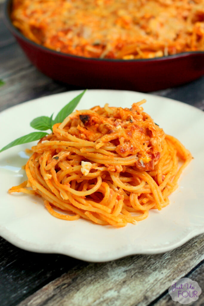 Three Cheese Baked Spaghetti - A Yummy Baked Spaghetti Recipe