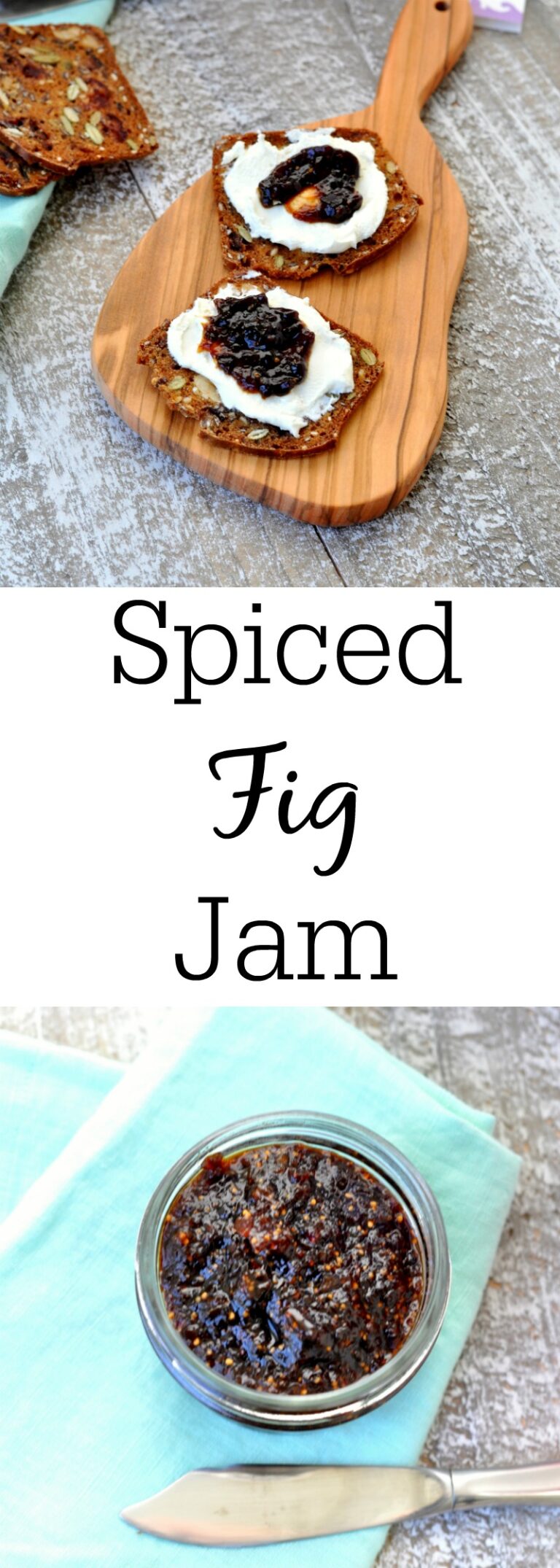 Easy Homemade Spiced Fig Jam - My Suburban Kitchen