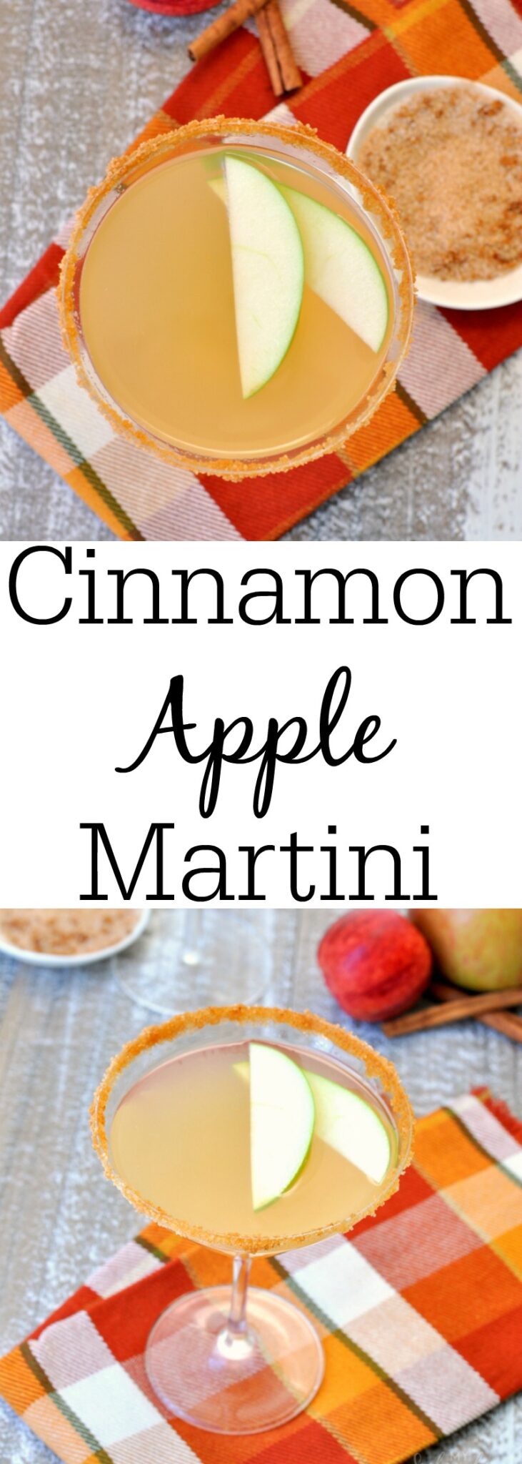 Cinnamon Apple Martini - One of the Best Cocktails for Fall