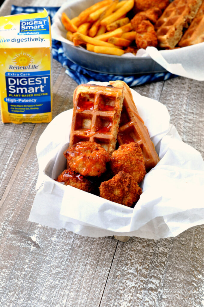 Hot Honey Chicken and Waffles - My Suburban Kitchen