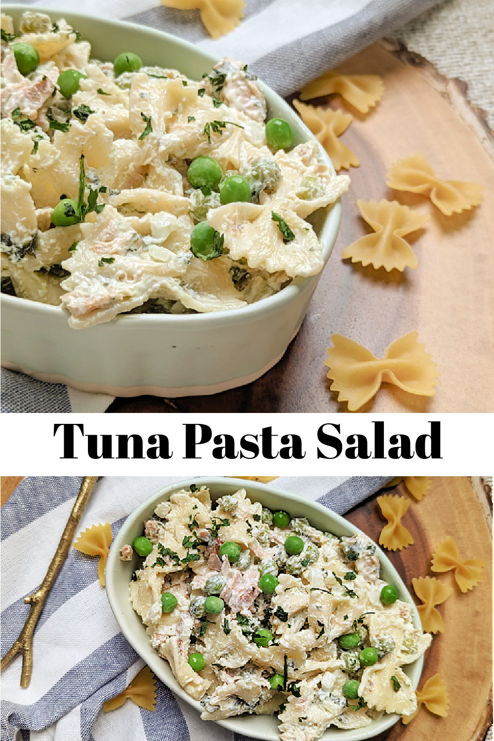 Creamy Cold Tuna Pasta Salad - My Suburban Kitchen