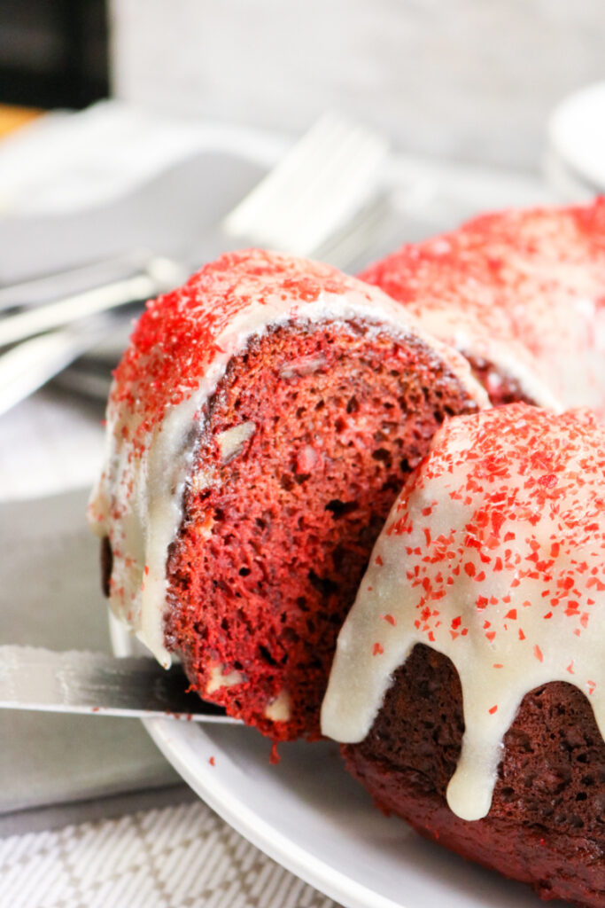 Red Velvet Banana Bread - My Suburban Kitchen