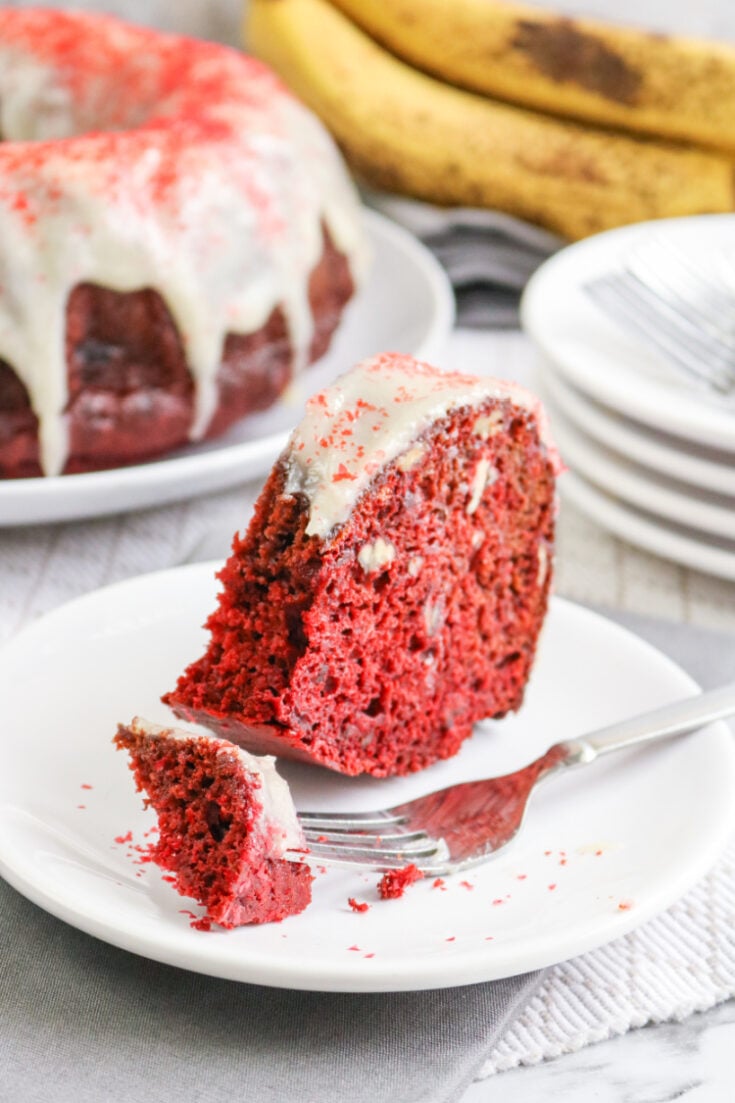 Red Velvet Banana Bread - My Suburban Kitchen