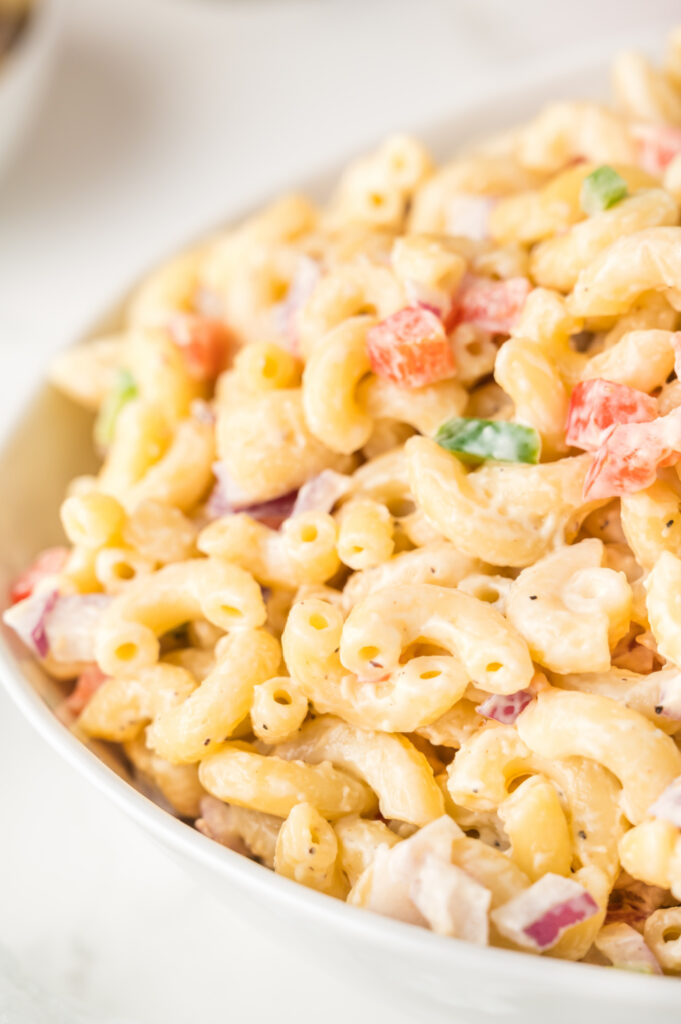 Creamy Macaroni Salad Recipe - My Suburban Kitchen