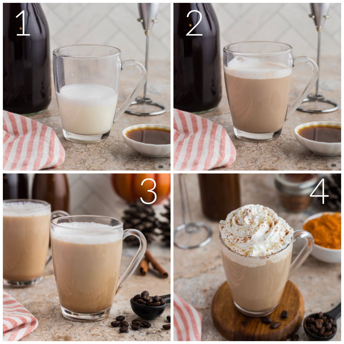 Pumpkin Spice Coffee with Milk - My Suburban Kitchen